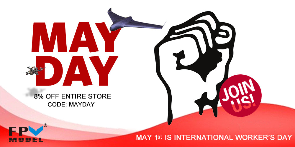 8% oFF Entire Store May Day Promotion – FPVMODEL